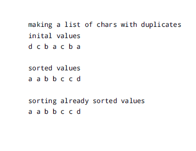 Solved Description Implement a "sort" method for the | Chegg.com