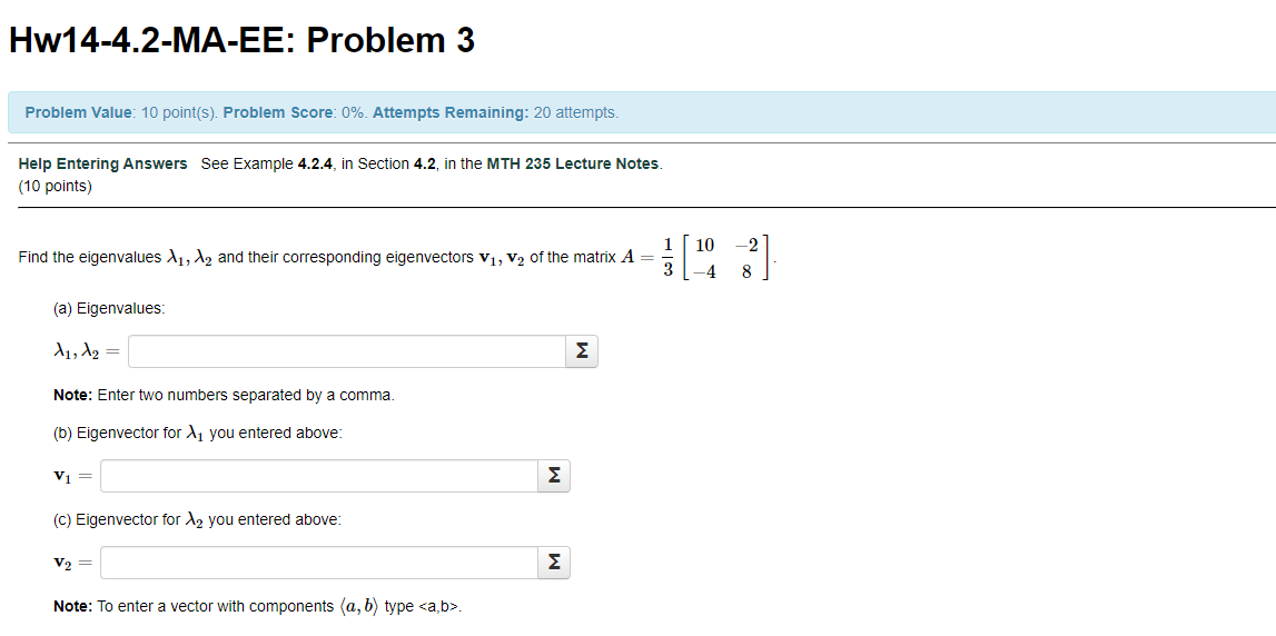Solved Hw14-4.2-MA-EE: Problem 3 Problem Value: 10 point(s). | Chegg.com