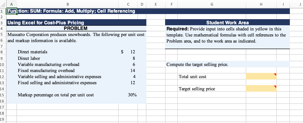 Solved PLEASE HELP ME ANSWER + HOW TO INPUT IT INTO EXCEL!! | Chegg.com