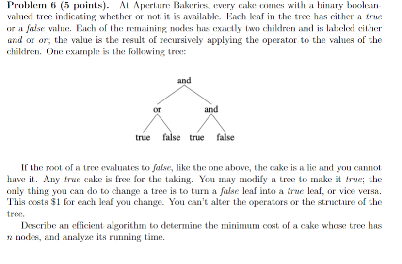 Solved Problem 6 (5 points). At Aperture Bakeries, every | Chegg.com