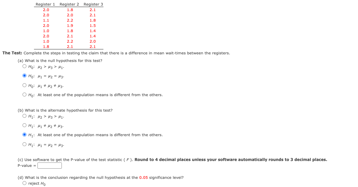 Solved e Test: Complete the steps in testing the claim that | Chegg.com