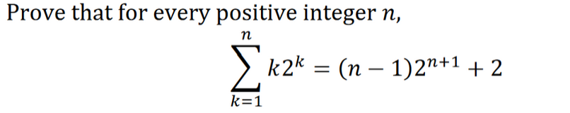 Solved Prove that for every positive integer n, | Chegg.com