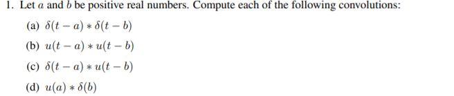 Solved 1. Let a and b be positive real numbers. Compute each | Chegg.com