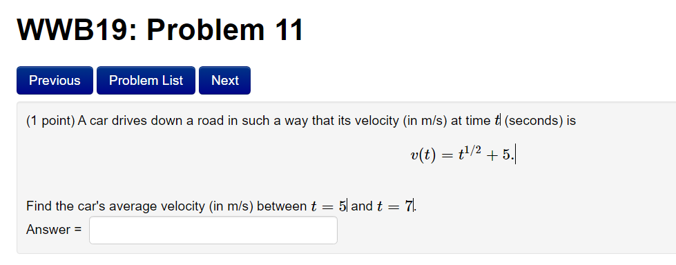 Solved WWB19: Problem 10 Previous Problem List Next (3 | Chegg.com