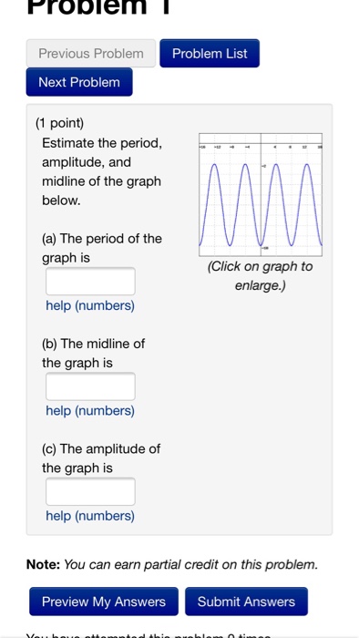 Solved Problemn Problem List Previous Problem Next Problem | Chegg.com
