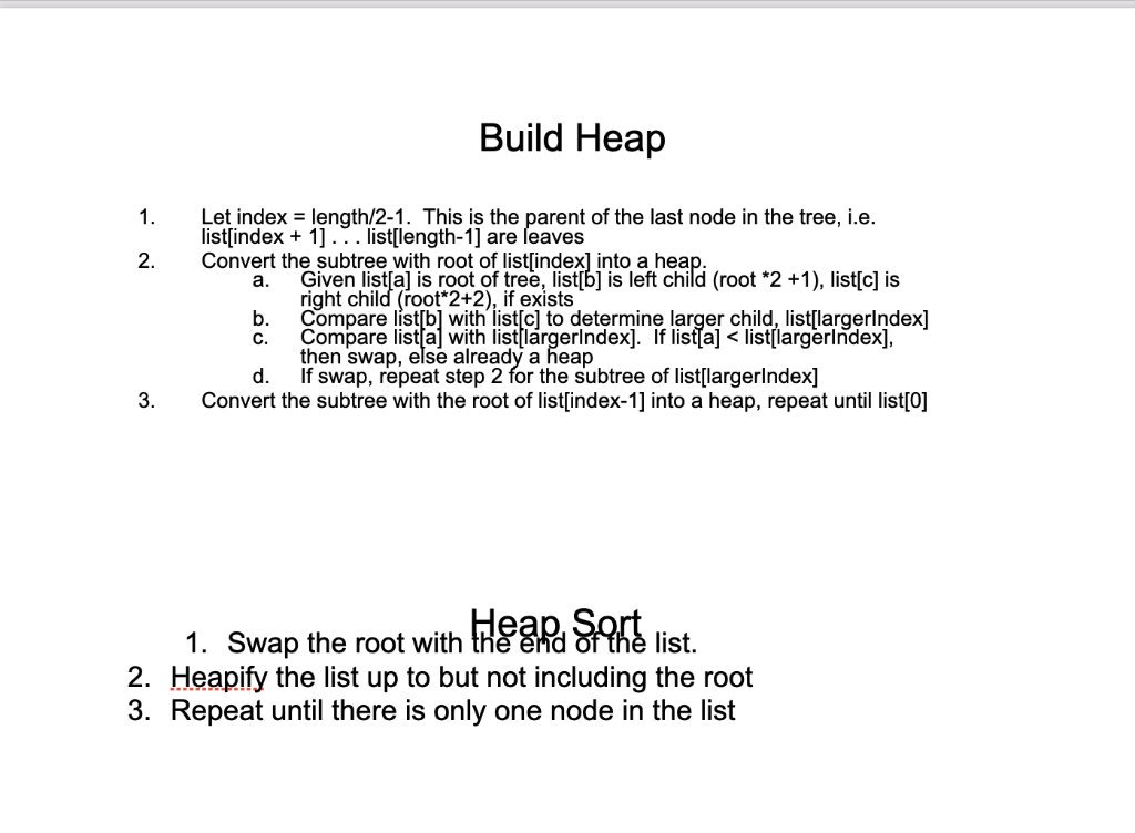 Solved . Simulate the heapsort algorithm manually by sorting | Chegg.com