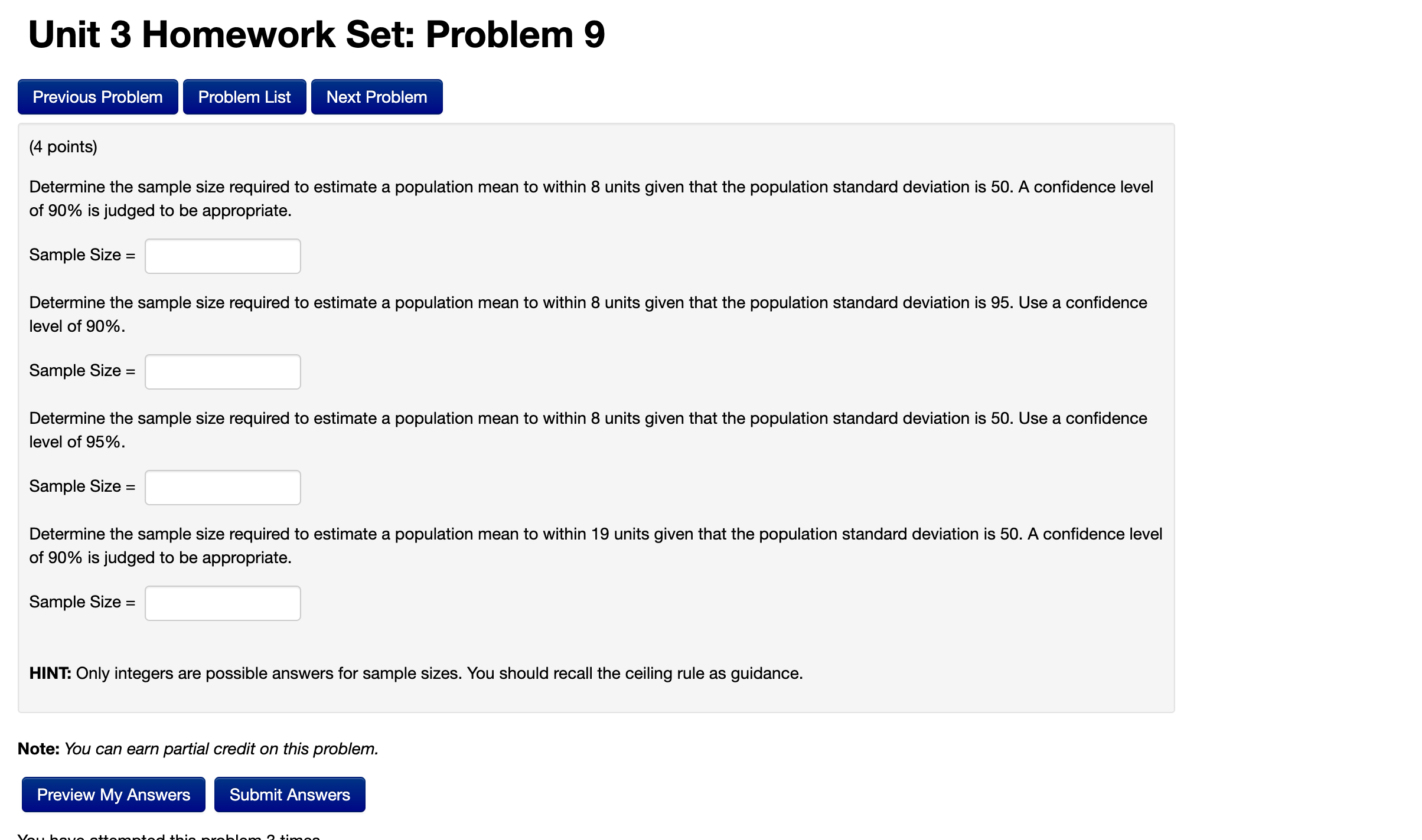 Solved Unit 3 Homework Set: Problem 9 (4 points) Determine | Chegg.com