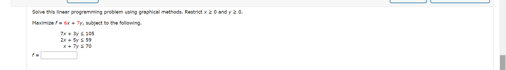 Solved Solve this linear programming problem using graphical | Chegg.com