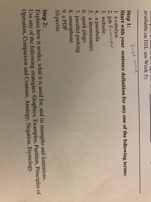 Solved (Examples taken from Extended Definitions) Write a | Chegg.com