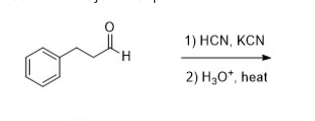 Solved 1) HCN, KCN H 2) H30*, heat ОН ОН NH2 он on oman B | Chegg.com