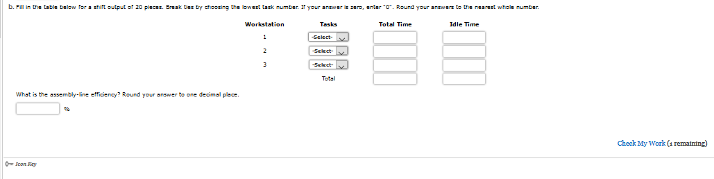 Solved nment Balance the assembly line shown below for (a) | Chegg.com