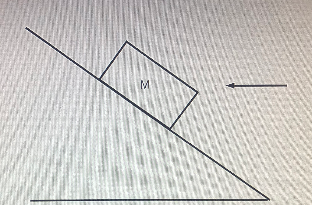 Solved In the figure, the incline is a 40 degree angle and | Chegg.com