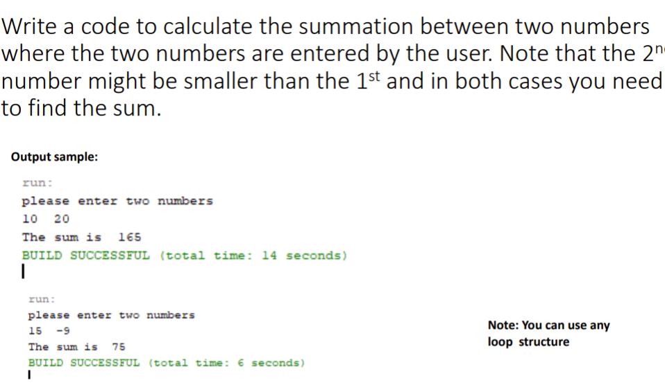 Solved java programming for beginners how to write a code | Chegg.com