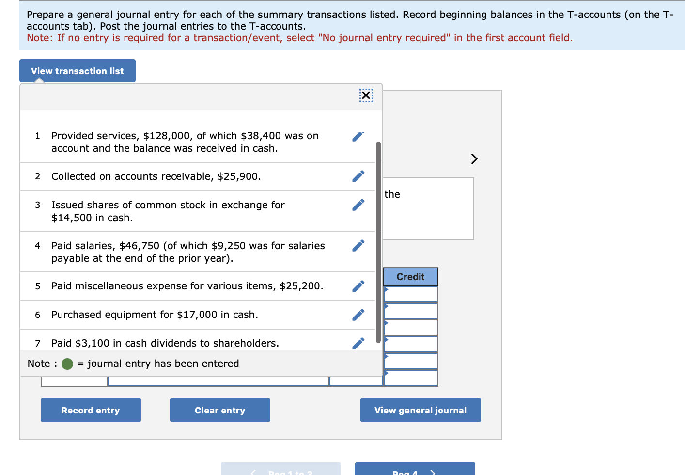 Solved Prepare a general journal entry for each of the | Chegg.com