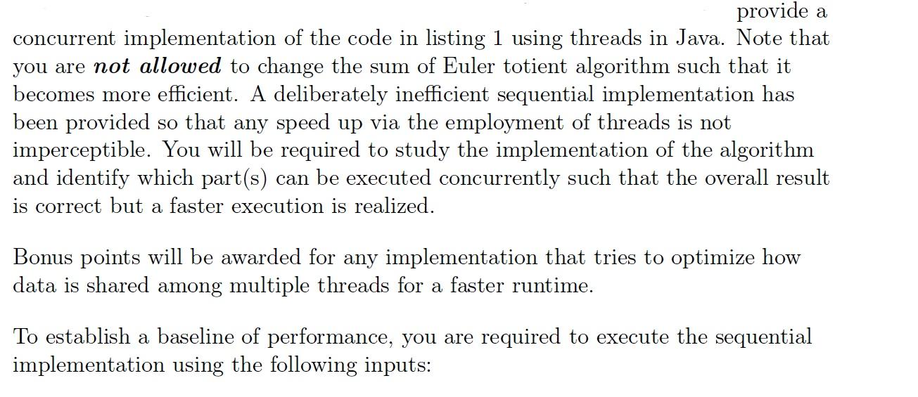 Solved The project will be an exercise in concurrent | Chegg.com