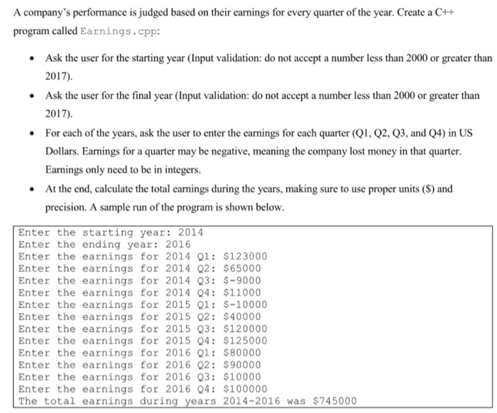 Solved A company's performance is judged based on their | Chegg.com