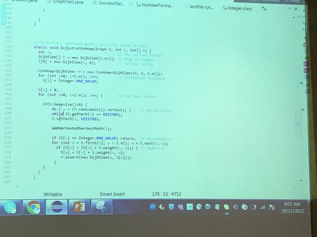 Solved According to the shortest path algorithm below, | Chegg.com