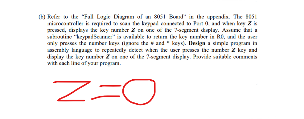 (6) Refer to the “Full Logic Diagram of an 8051 | Chegg.com