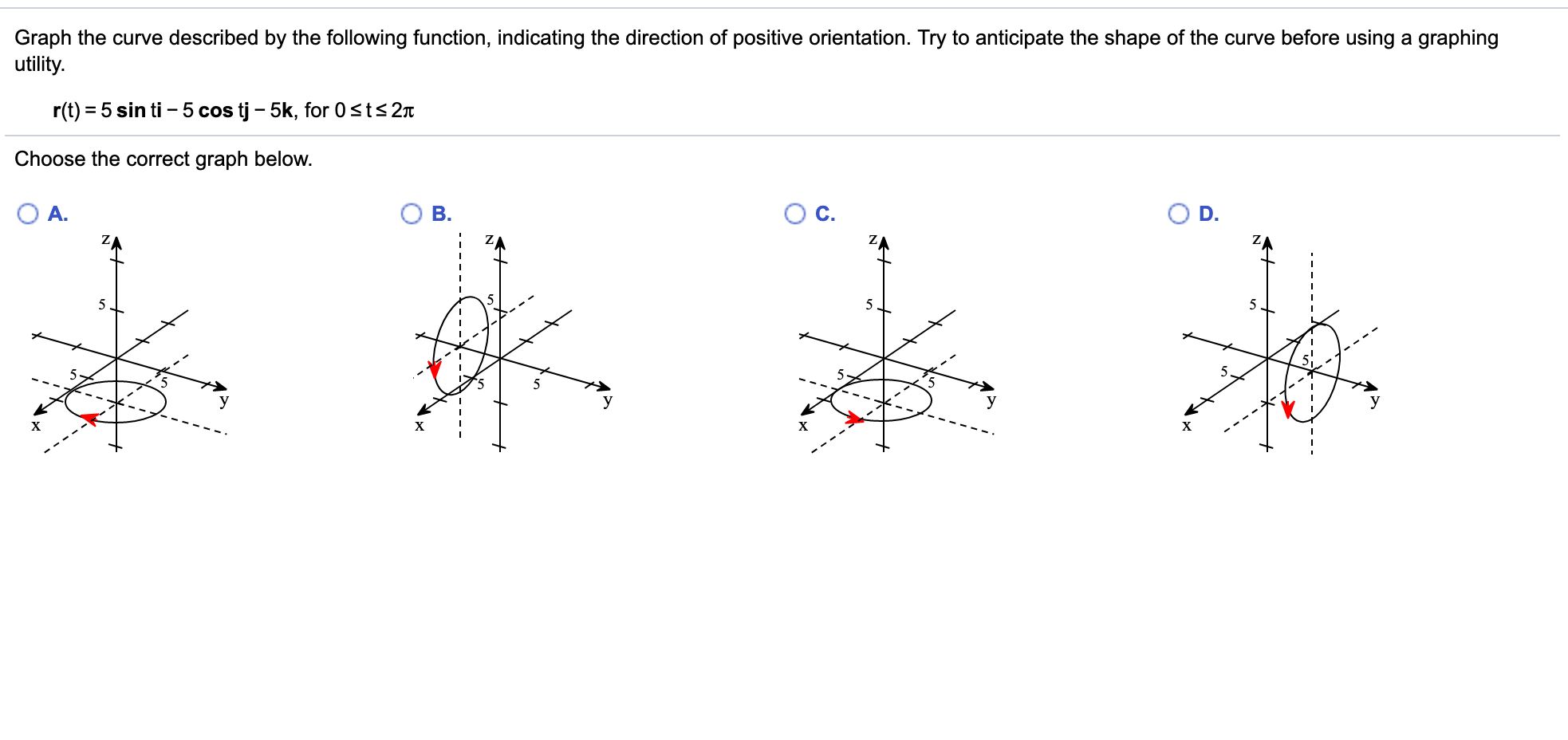 Solved Graph the curve described by the following function, | Chegg.com
