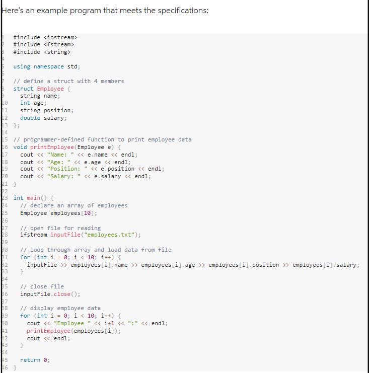 Solved Create a C++ program of your choosing that follows | Chegg.com