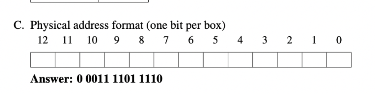 Solved How can we find the physical address format as | Chegg.com
