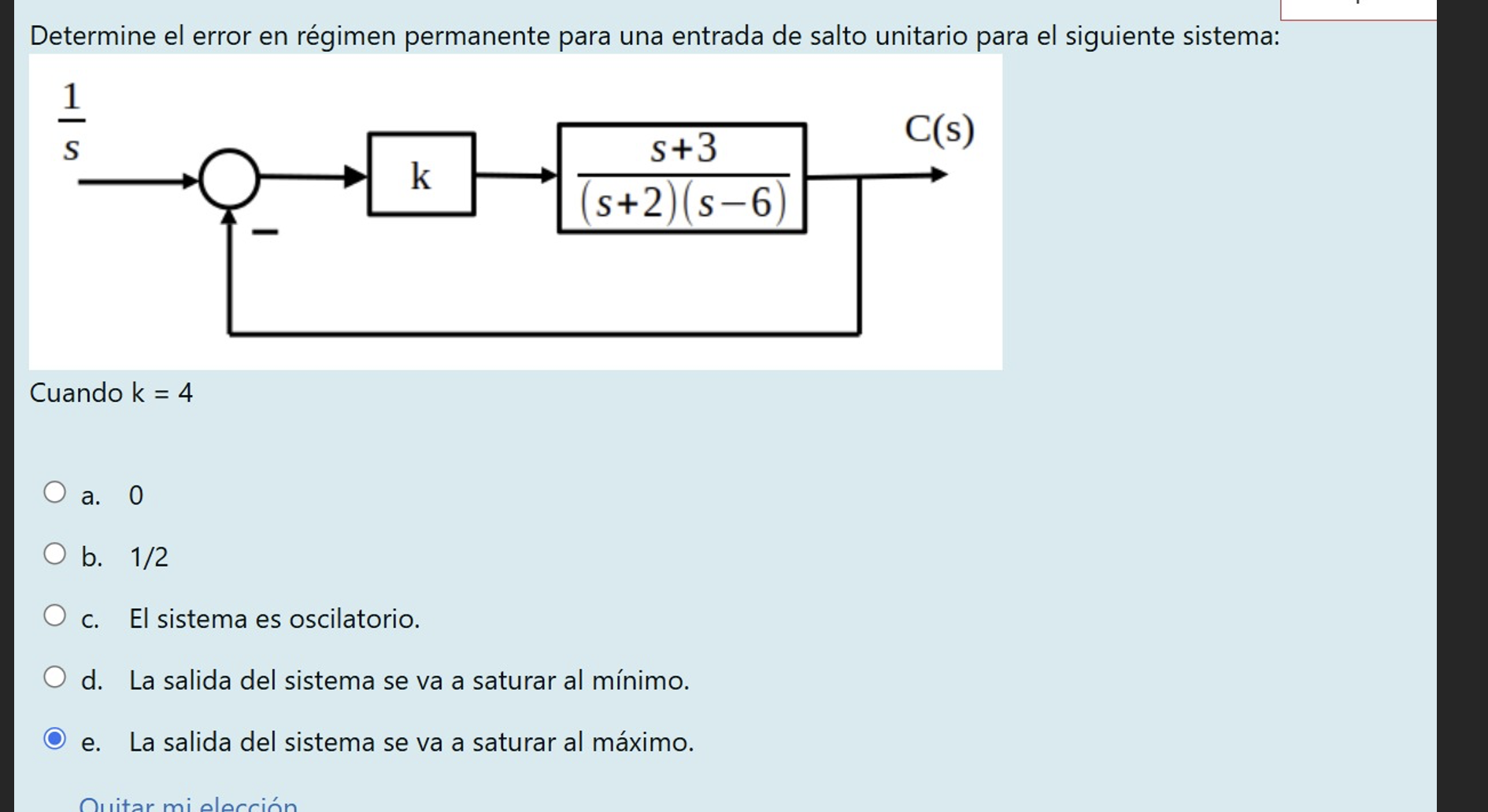 Solved Determine el error en régimen permanente para una | Chegg.com