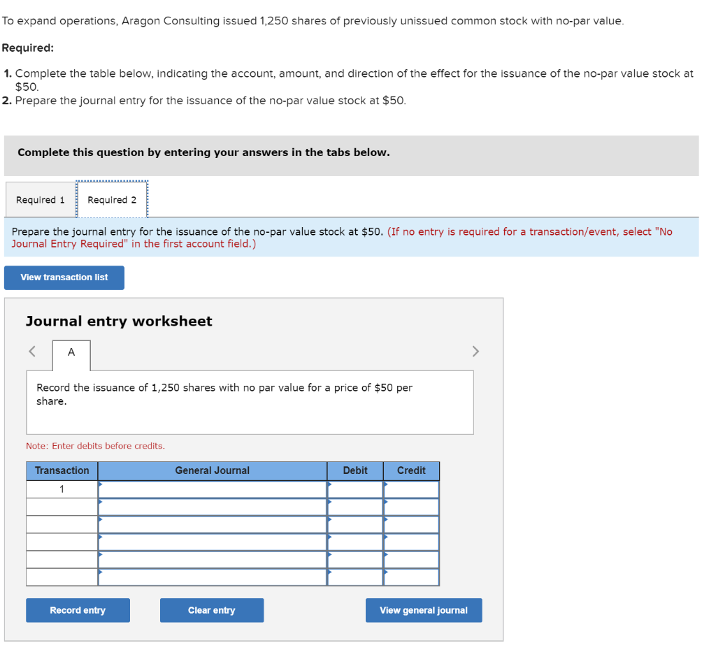 Solved To expand operations, Aragon Consulting issued 1,250 | Chegg.com