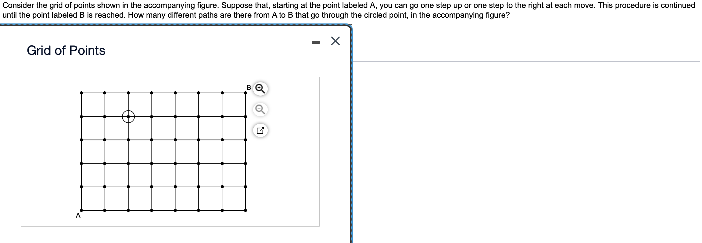 Solved Consider the grid of points shown in the accompanying | Chegg.com