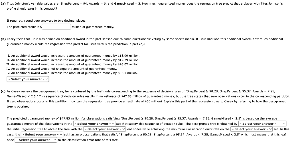 Solved Casey Deesel is a sports agent negotiating a contract | Chegg.com