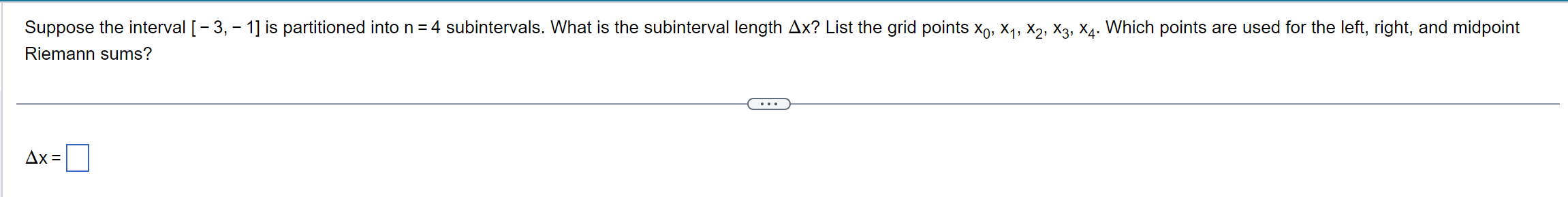 Solved Riemann sums?Δx= | Chegg.com