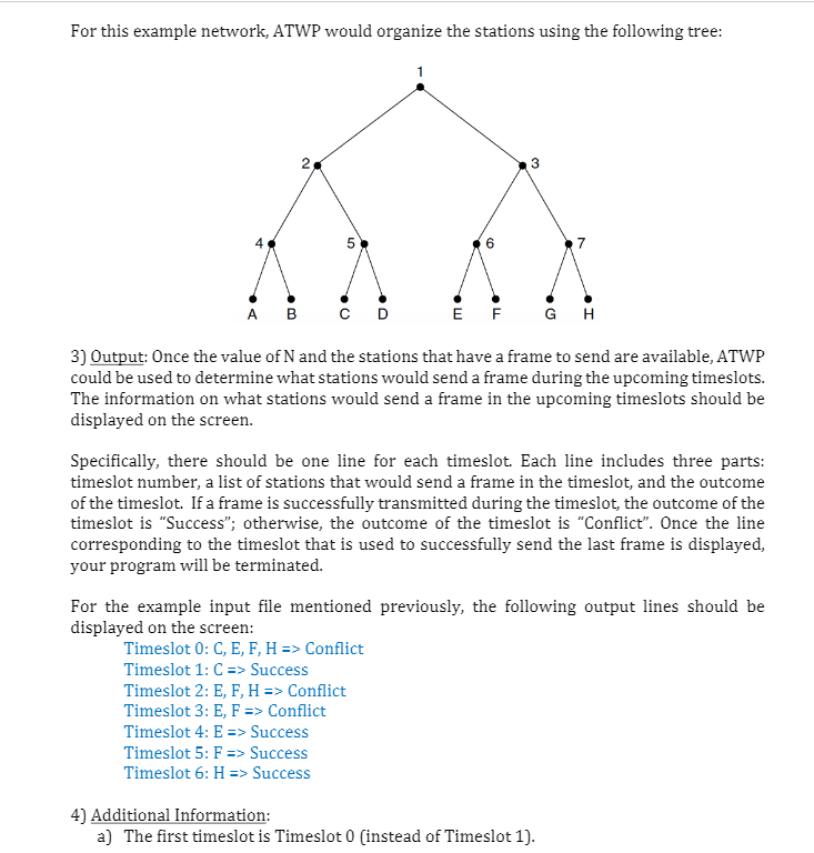 1) Overview: Adaptive Tree Walk Protocol (ATWP) is a | Chegg.com
