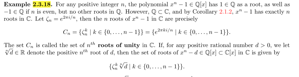 Solved Prove the set of roots of unity is a subgroup of | Chegg.com