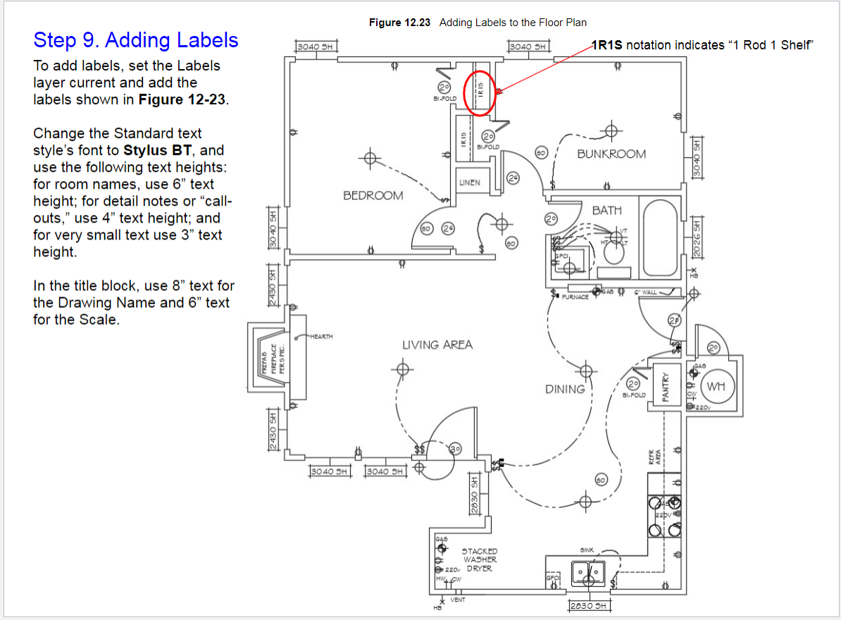 FLOOR PLAN INSTRUCTIONS-manual drafting Draw the | Chegg.com