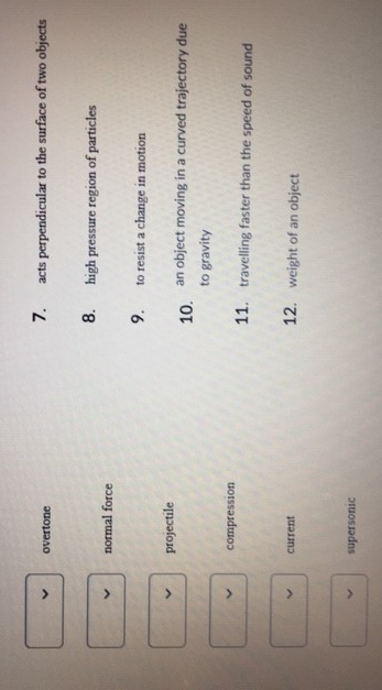 Solved Match the following definitions and terms voltage | Chegg.com