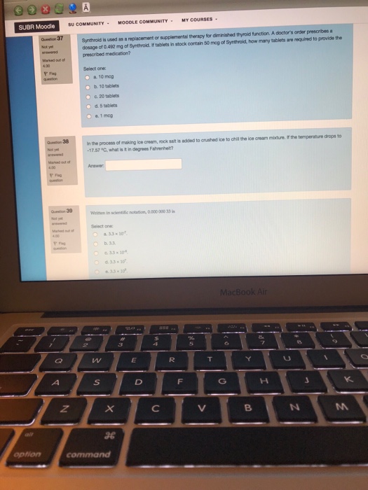 Solved SUBR Moodle SU COMMUNITY MOODLE COMMUNITY MY | Chegg.com