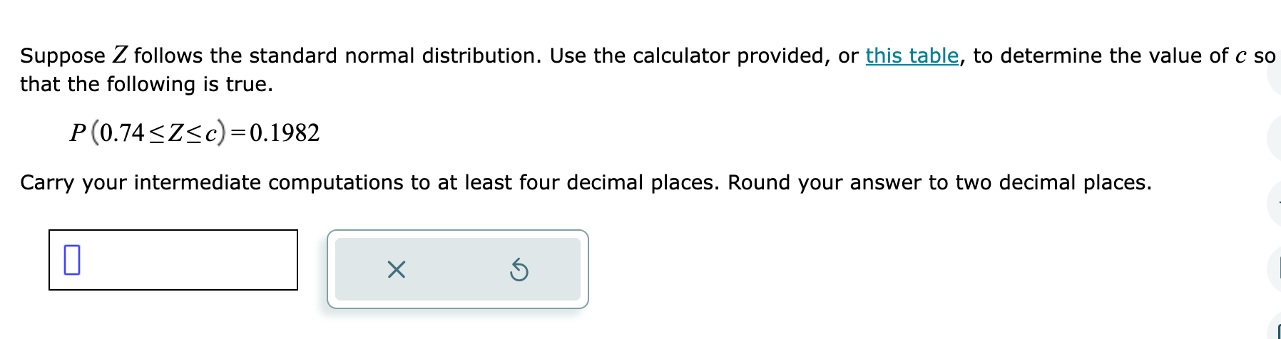Solved Suppose Z follows the standard normal distribution. | Chegg.com