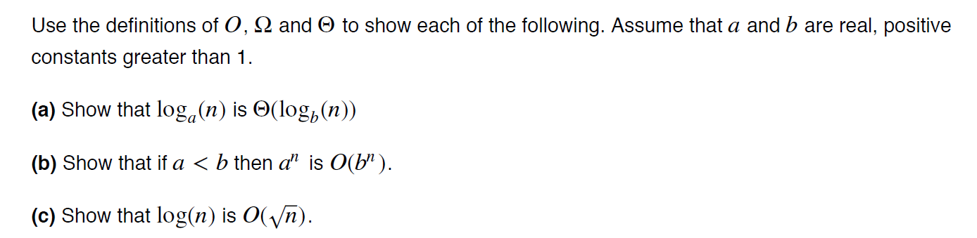 Solved Use the definitions of 0, 12 and Ⓡ to show each of | Chegg.com
