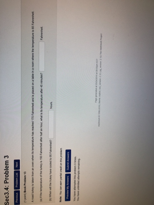 Solved Sec3.4: Problem 3 Previous Problem List Next (1 | Chegg.com