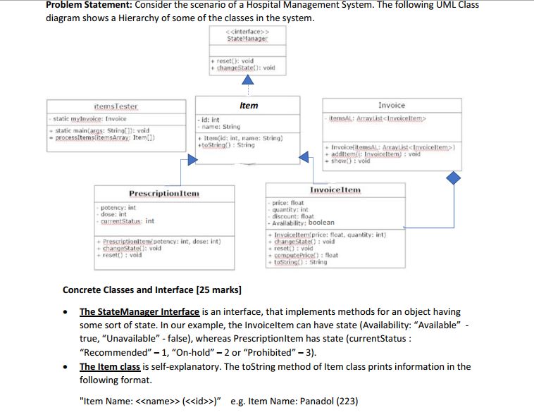 Consider the scenario of a Hospital Management | Chegg.com