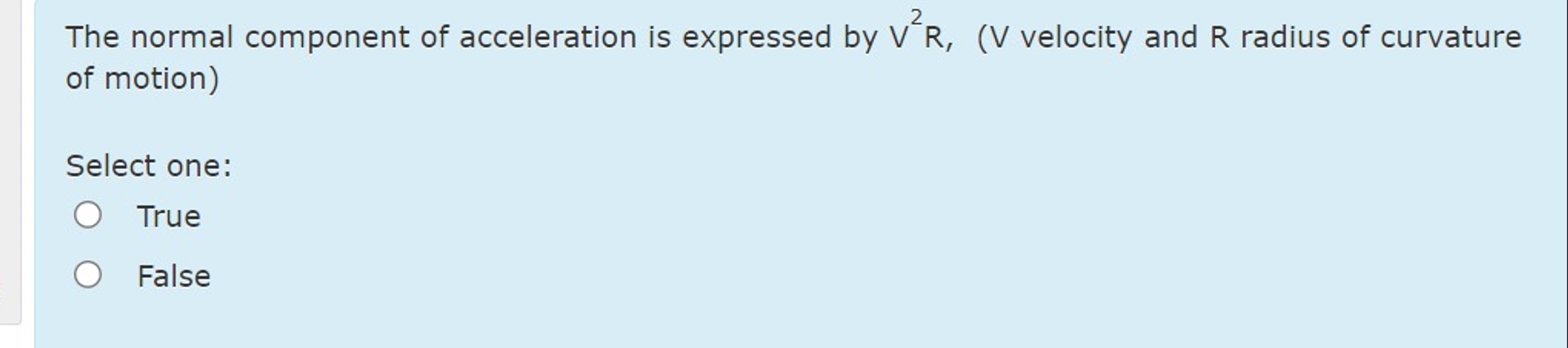 Solved The normal component of acceleration is expressed by | Chegg.com