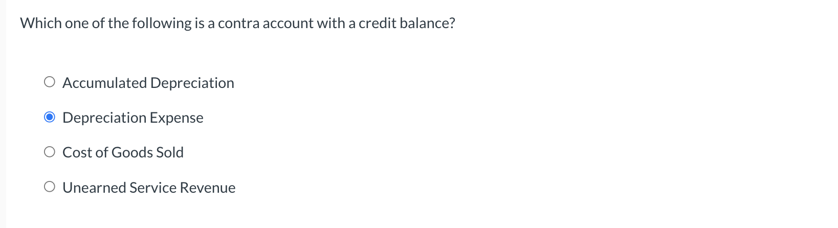 Solved Which one of the following is a contra account with a | Chegg.com