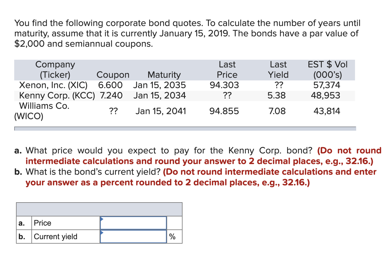 Solved You find the following corporate bond quotes. To | Chegg.com
