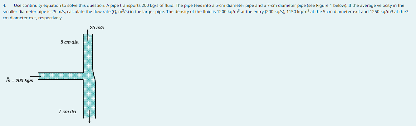 4. Use continuity equation to solve this question. A | Chegg.com