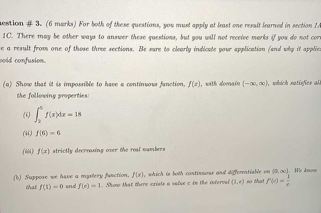 estion \# 3. (6 marks) For both of these questions, | Chegg.com