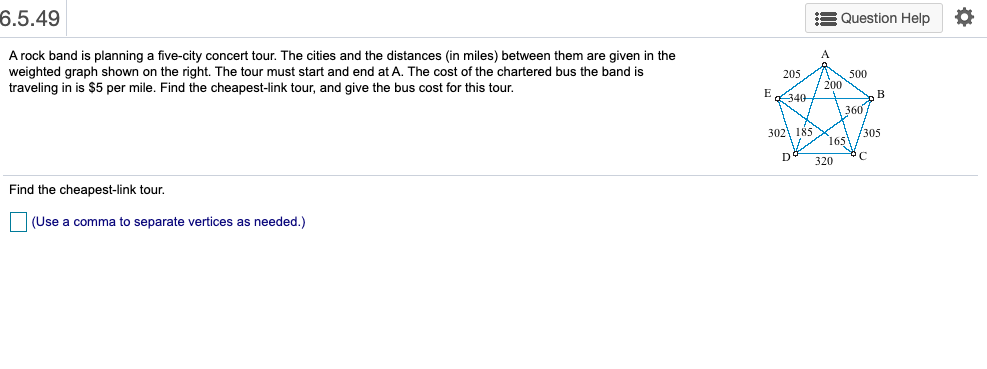 Solved 6.5.49 A Question Help A A rock band is planning a | Chegg.com