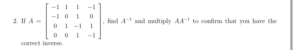 Solved This is for advanced linear algebra class. Please | Chegg.com