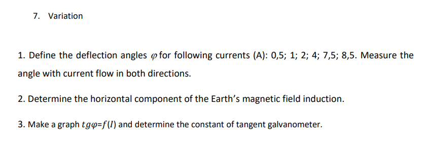 7. Variation 1. Define the deflection angles o for | Chegg.com