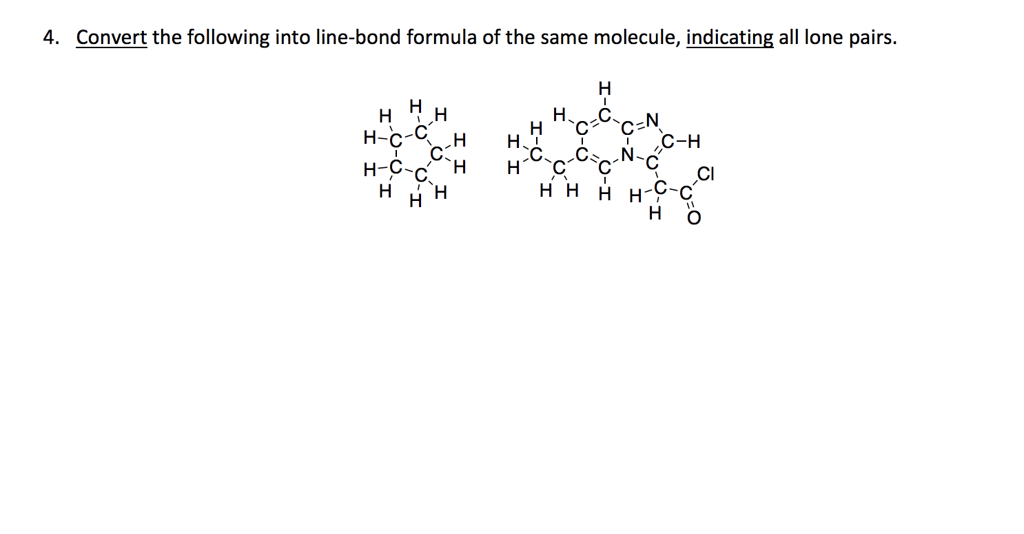 Solved Convert the following into line-bond formula of the | Chegg.com