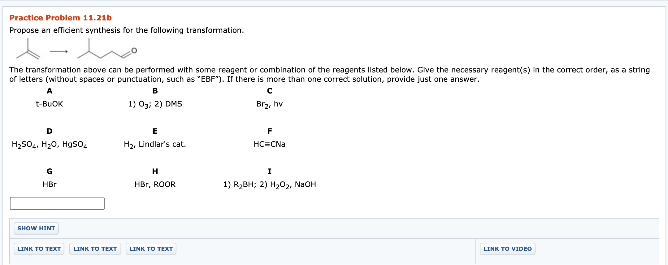 Solved Practice Problem 11.18a Propose an efficient | Chegg.com