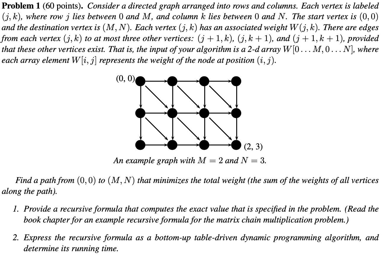 Solved Problem 1 (60 points). Consider a directed graph | Chegg.com Solved Problem 1 (60 points). Consider a directed graph | Chegg.com